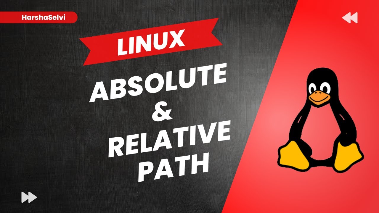 Linux Absolute & Relative Path | Tamil | HarshaSelvi
