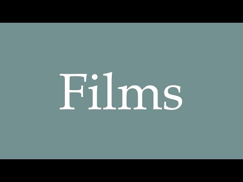 How to Pronounce ''Films'' Correctly in French