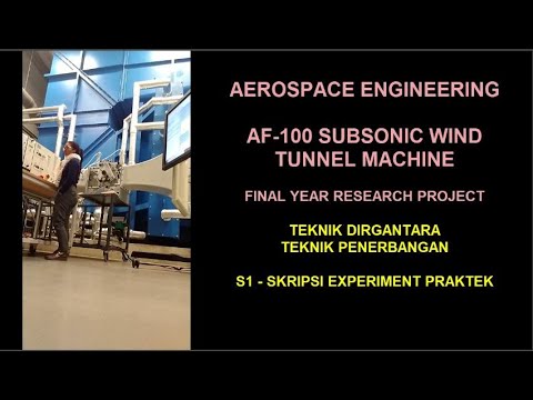 AF-100 Subsonic Wind Tunnel Machine - Aerospace Engineering