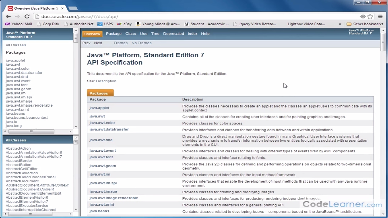 Mastering Java, Vol 2   Lesson 12   Exploring Java Classes And Packages