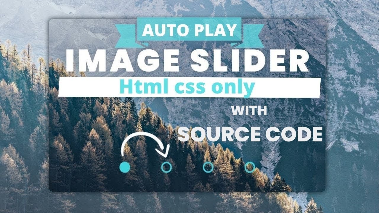 Auto Image Slideshow using HTML and CSS | with Source Code