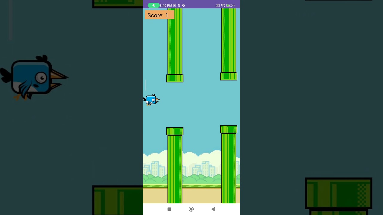Flappy Bird Game Made with Java & Android Studio | Android Studio Project Showcase