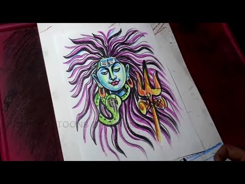 How to Draw Lord Shiva Shankara Drawing | Garland E. Lopez