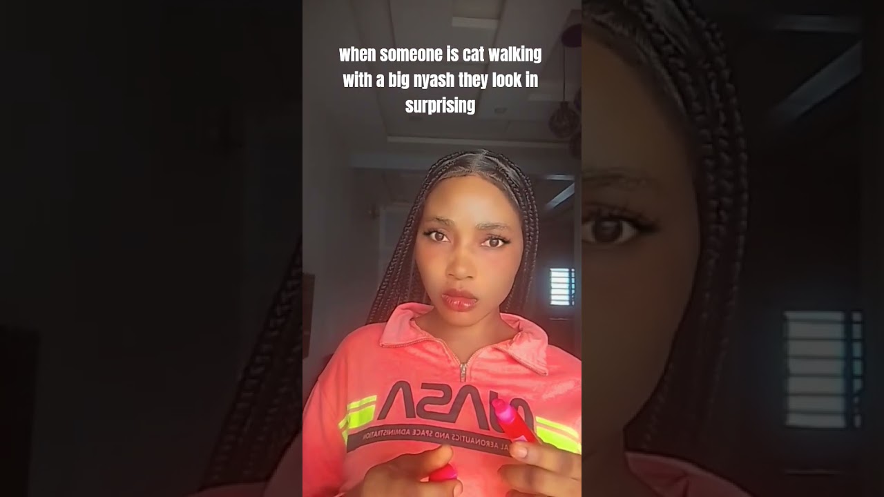 when someone is cat walking with a big nyash #tiktok #funny #trending #comedy #jokes #90sgirl