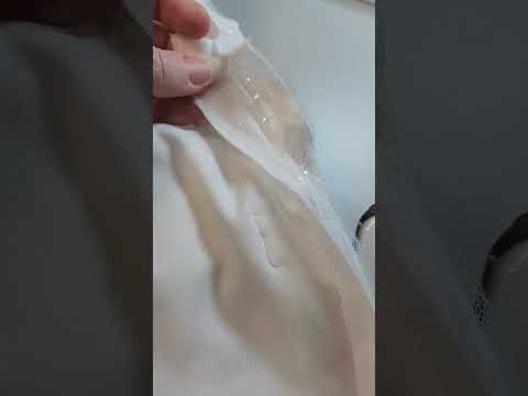 Trick for quickly letting out side seams of a wedding gown. #learntosew #bridalsewing