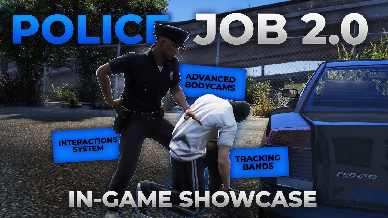 Advanced Police Job 2.0 | FiveM Script | In-Game Showcase