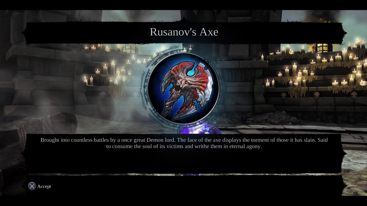 Darksiders II - Rusanov's Axe