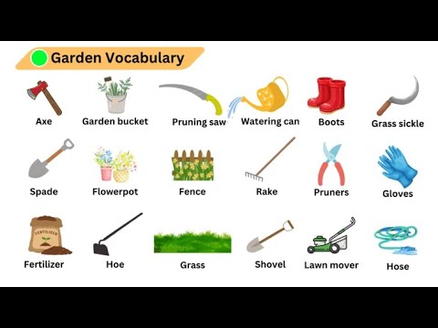 Learn the English Words for Garden Tools! @LearnEnglishwithFun-bk5eu