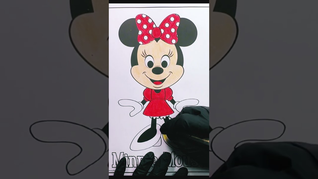 Minnie Mouse Coloring Secret | Giant Pages