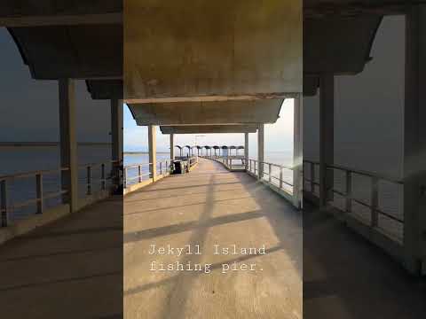 Jekyll Island fishing pier. #travel #beach #photography #viral #video #youtubeshorts #youtuber