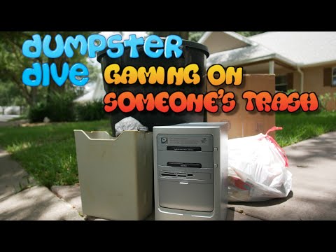 Dumpster Dive! Restoring a trashed PC into a Windows XP Gaming Rig! Playing Abandonware Games