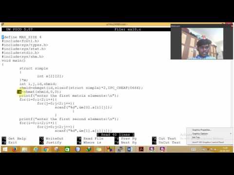 IPC using shared memory