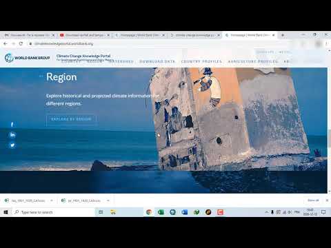 Download Data historical and future climate FREE