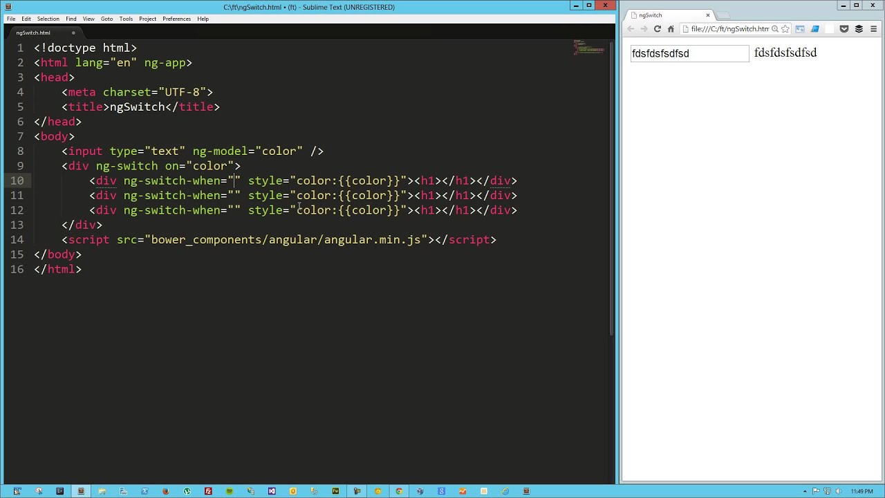 AngularJS ng-switch