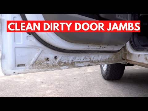 Simple Method To Clean Caked On Door Jambs (No Pressure Washer Needed)