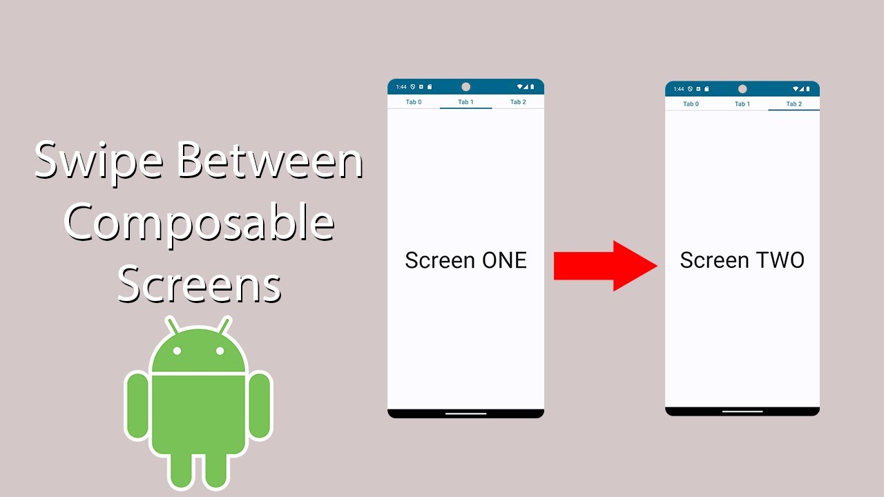 Swipe Between Composables - HorizontalPager Android Jetpack Compose Tutorial