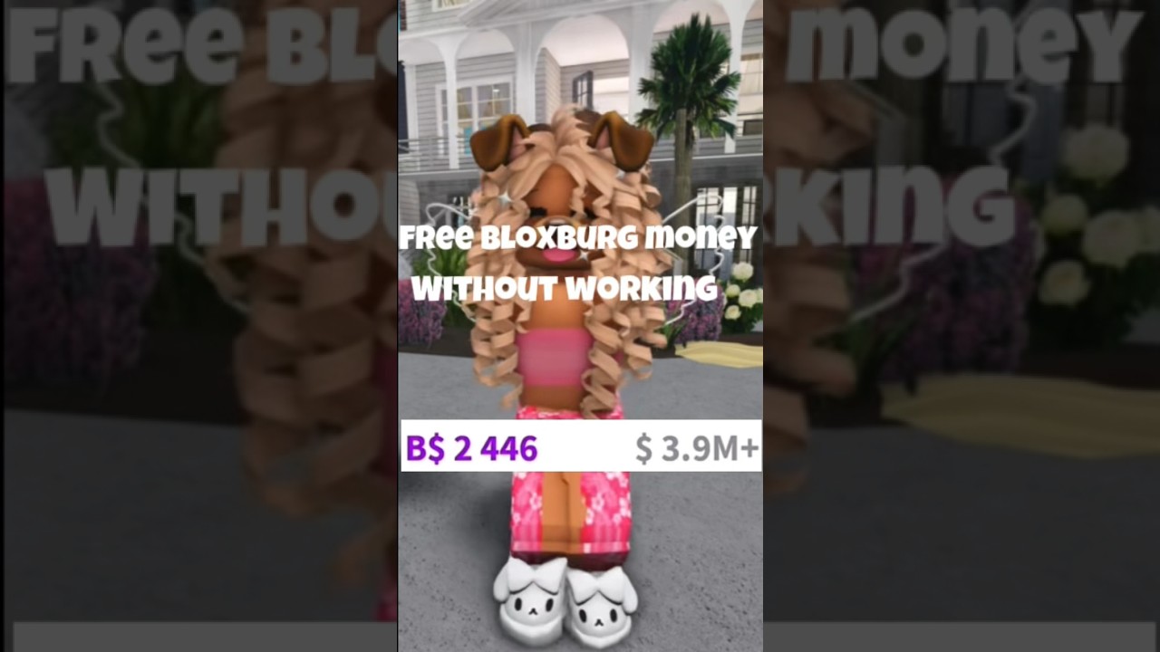 how to get FREE money on bloxburg 💰💵#roblox #shorts #freemoney #bloxburg #work