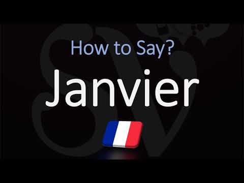 How to Say January in French? | Pronounce Janvier | Native Speaker