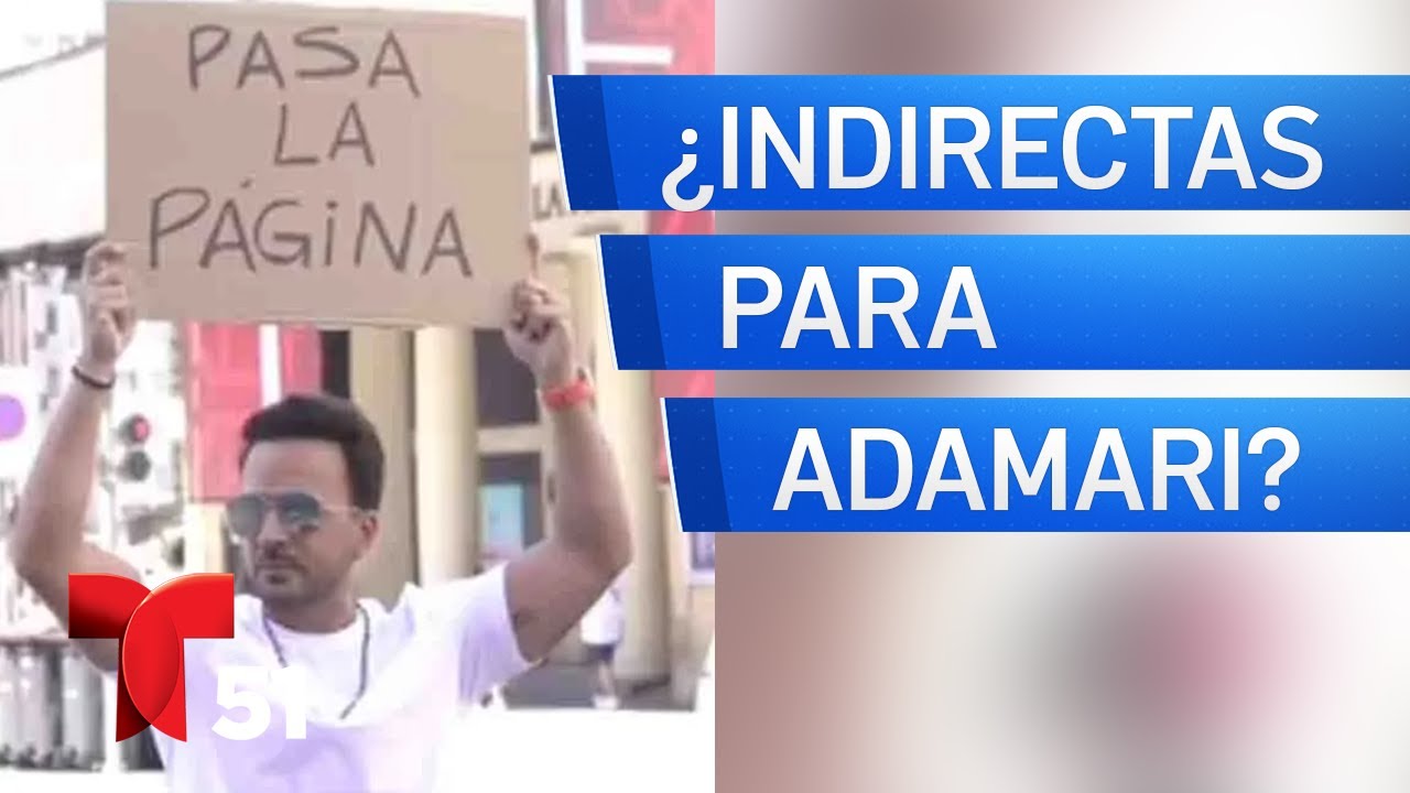 ¿Nueva canción de Luis Fonsi tendría indirectas para Adamari López?