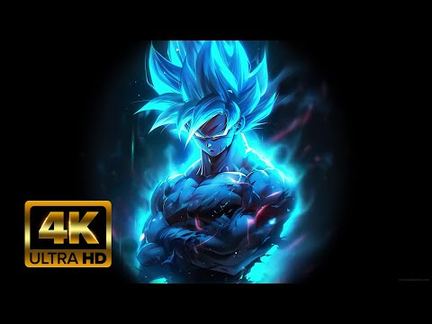 Goku Super Saiyan Blue 🥶Live 4K Wallpaper: Powerful Anime For PC #livewallpaper #dragonball  #goku