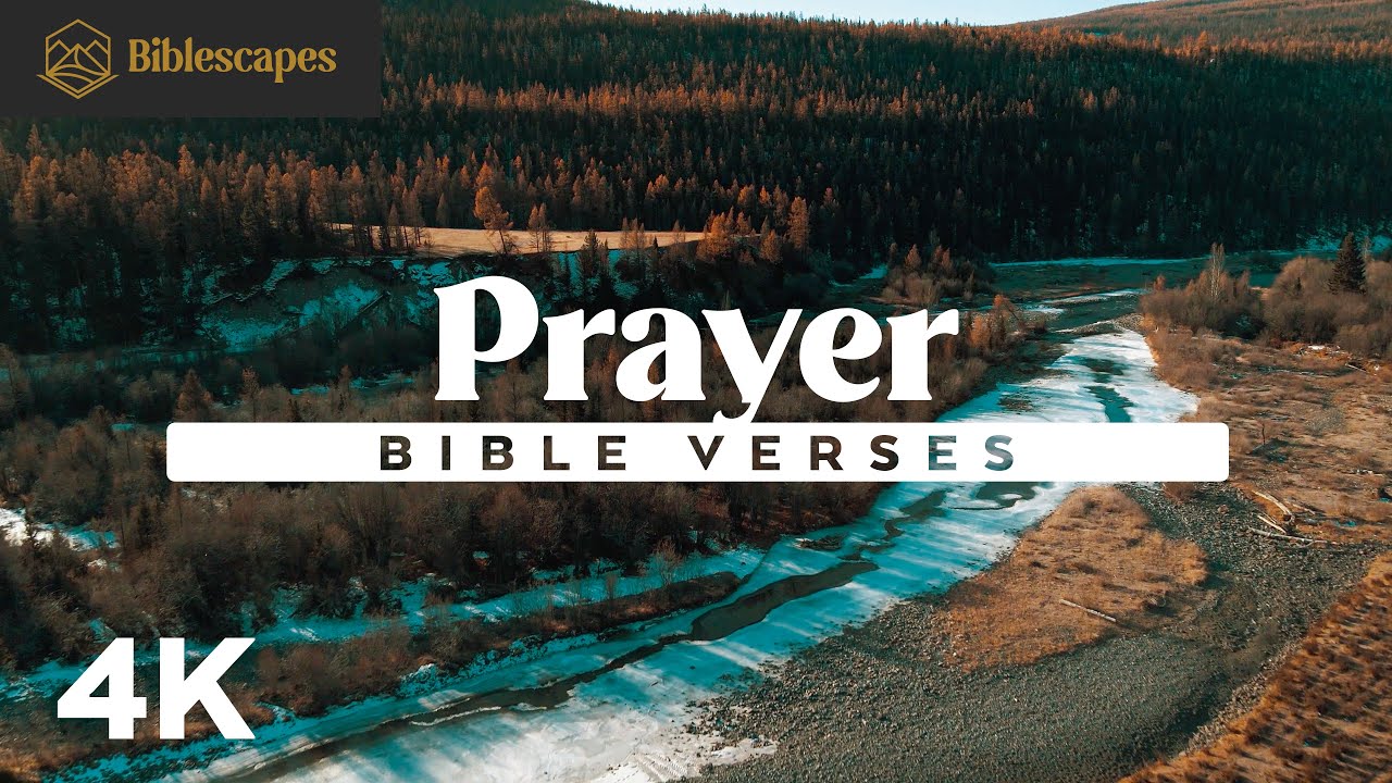 Bible Verses on Prayer | 4K | 12 Minutes | 50+ Scriptures | Audio Bible + Music