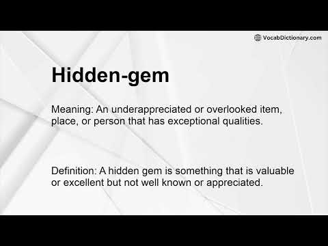 Hidden-gem Meaning