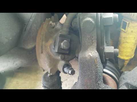 K-body LeBaron convertible brake pad/rotor/caliper and flex line replacement