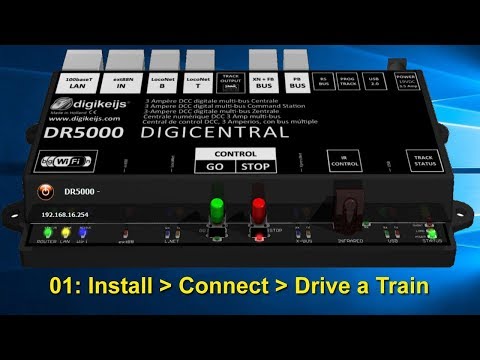 Digikeijs DR5000 01 Install, Connect, Drive a Train | rudysmodelrailway