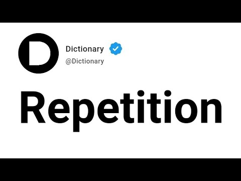 Repetition Meaning In English