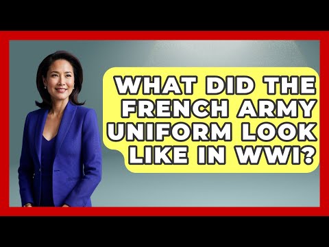 What Did The French Army Uniform Look Like In WWI? - France Fact File
