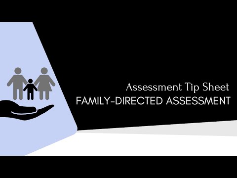 Family-Directed Assessment Tip Sheet