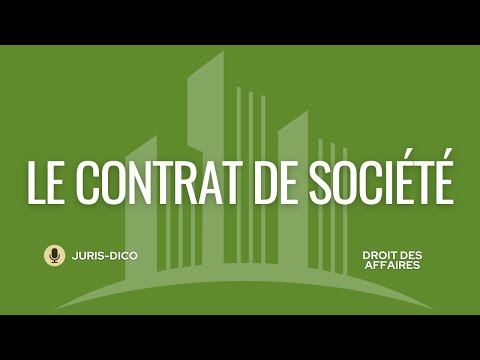 Le Contrat de Société Expliqué Facilement pour vos Révisions [Droit des affaires]
