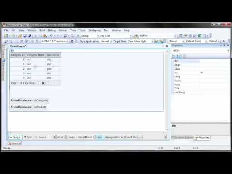 ASP.NET Grid - Master-Detail Presentation
