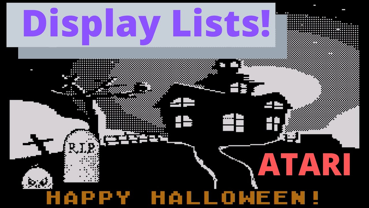 Display List Programming Introduction on the Atari Computer