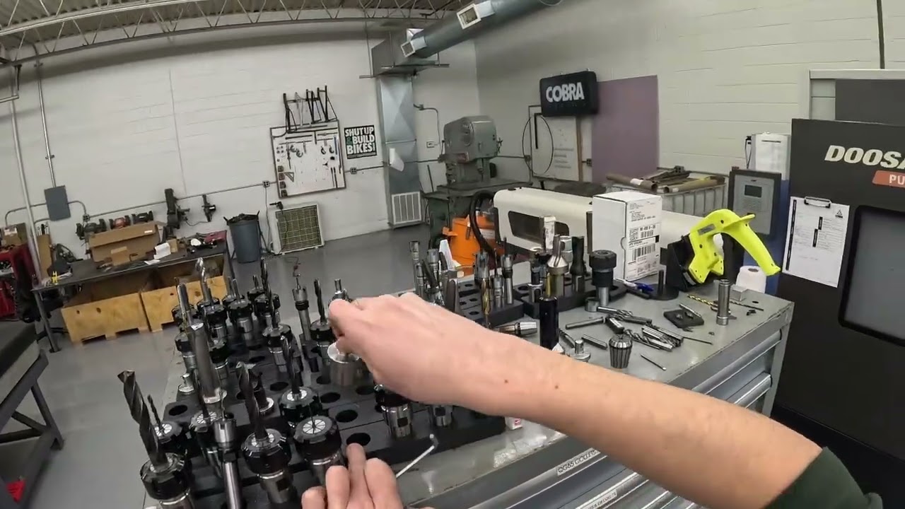 Turret Setup - Doosan Puma CNC lathe