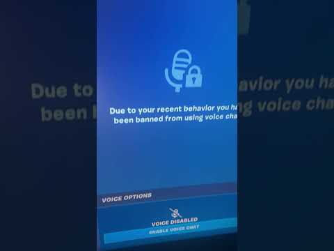 I just got banned for 7 days on Fortnite voice chat