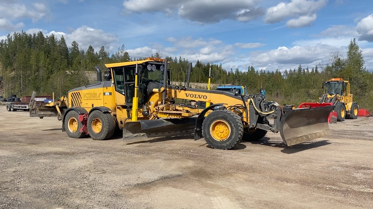 Väghyvel Volvo G976, Sandviken, Klaravik auktioner