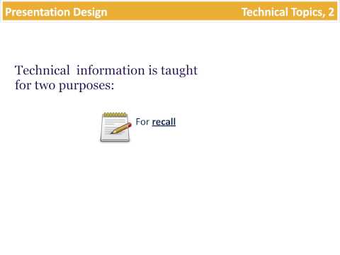 Intro. to Presentation Design - Technical Topics, 2