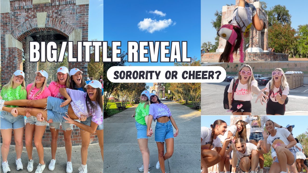 BIG/LITTLE REVEAL | sorority or college cheer???