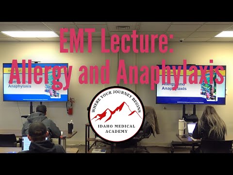 EMT Lecture: Allergy and Anaphylaxis