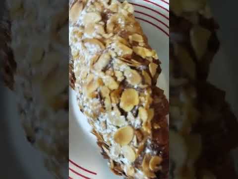 ALMONDS CROISSANT π₯ #food #almond #croissant #shorts