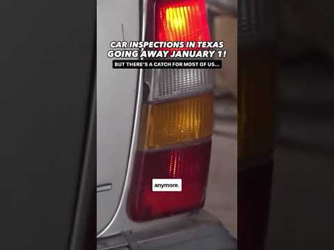 Car Inspections in Texas About to Go Away -- But You'll Still Have to Pay?