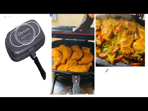 Review on Dessini grilling pan,How to use Dessini double sided grilling pan