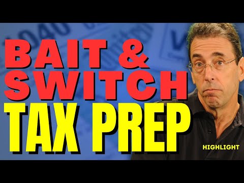 Bait & Switch Tax Prep