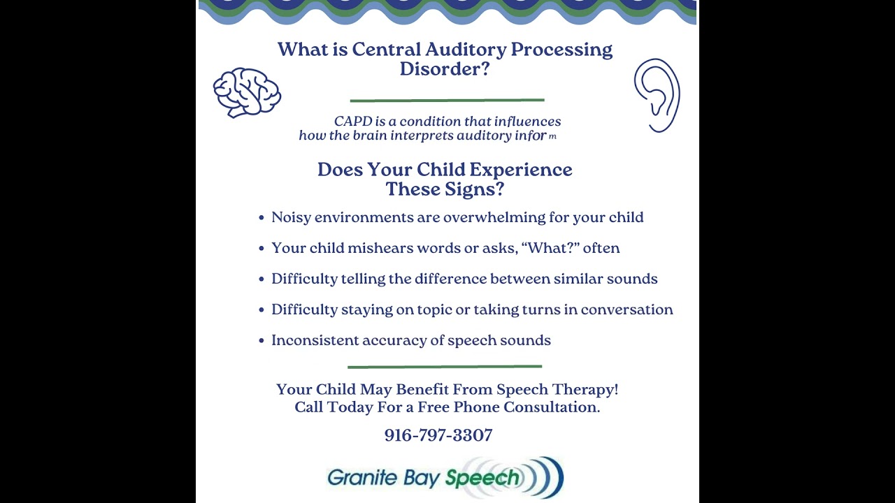 Could My Child Have Auditory Processing Disorder? #parenting #speechhelp #children #speechtherapy