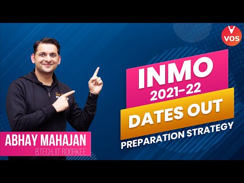 👉 INMO 2021-22 DATES OUT | IMPORTANT INFORMATION | Preparation Strategy By Abhay Mahajan | Vedantu