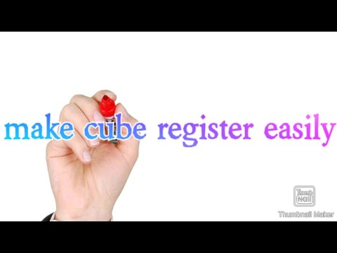 How to prepare Cube testing register for quality purpose