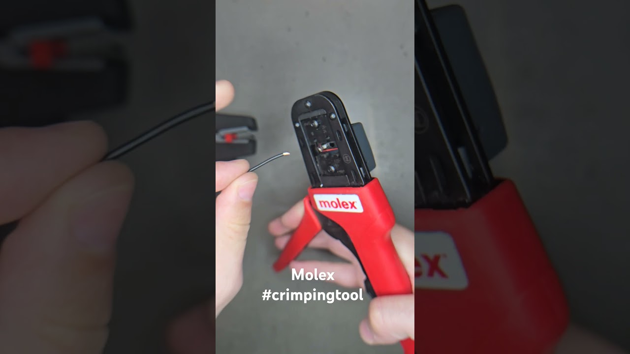 MOLEX Crimping tool #diy #molex #tools #crimpingtool #pliers #electrician  #electronics