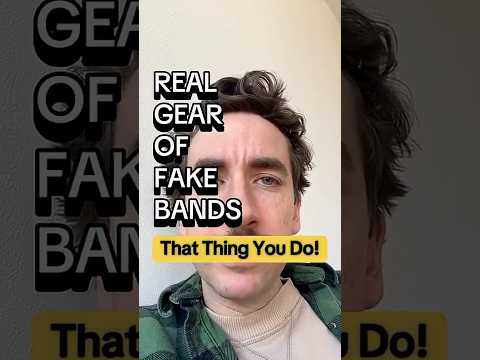 Real Gear of Fake Bands - That Thing You Do #danelectro #silvertone #rickenbacker #fender #ludwig