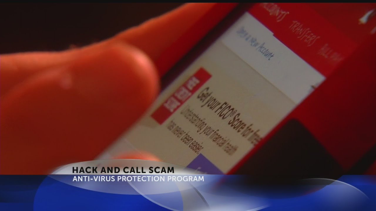 Anti-virus bank scam